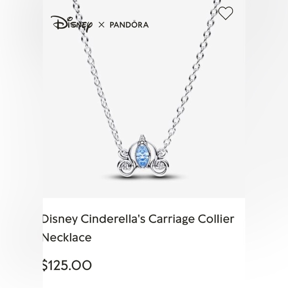 Cinderella Coach Necklace - Gem